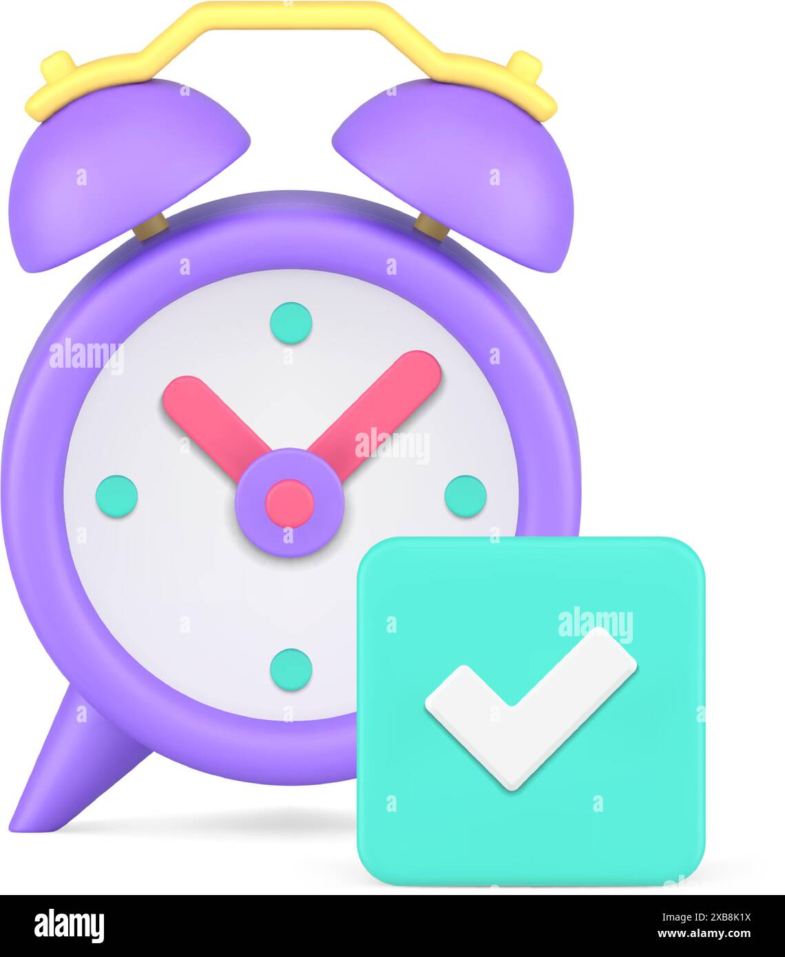 Time management successful business organization deadline checking done ...