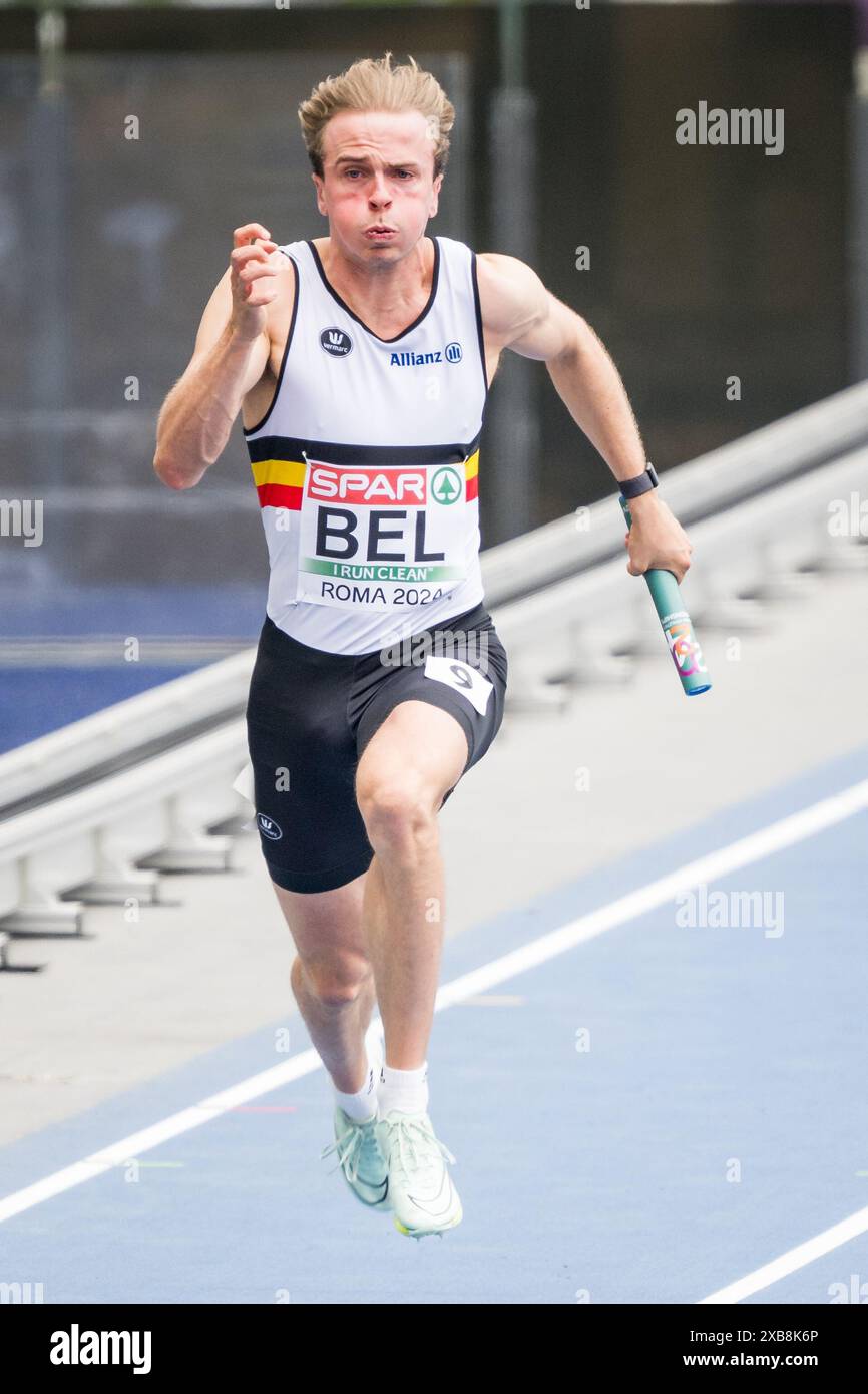 Rome, Italy. 11th June, 2024. Belgian Simon Verherstraeten pictured in ...