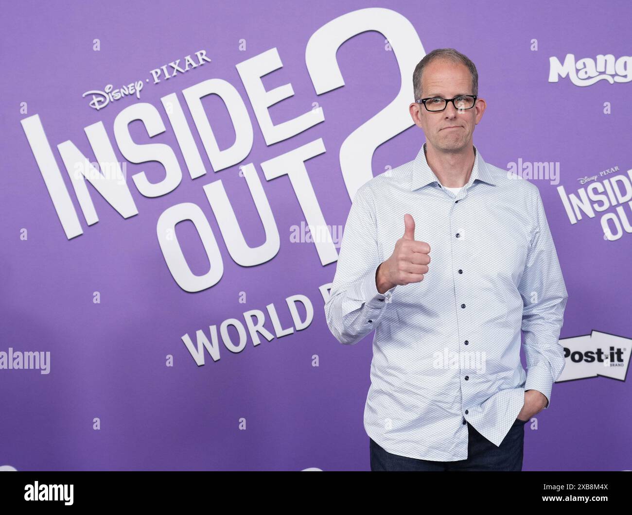 Pete Docter arrives at the Disney And Pixar's INSIDE OUT 2 World ...