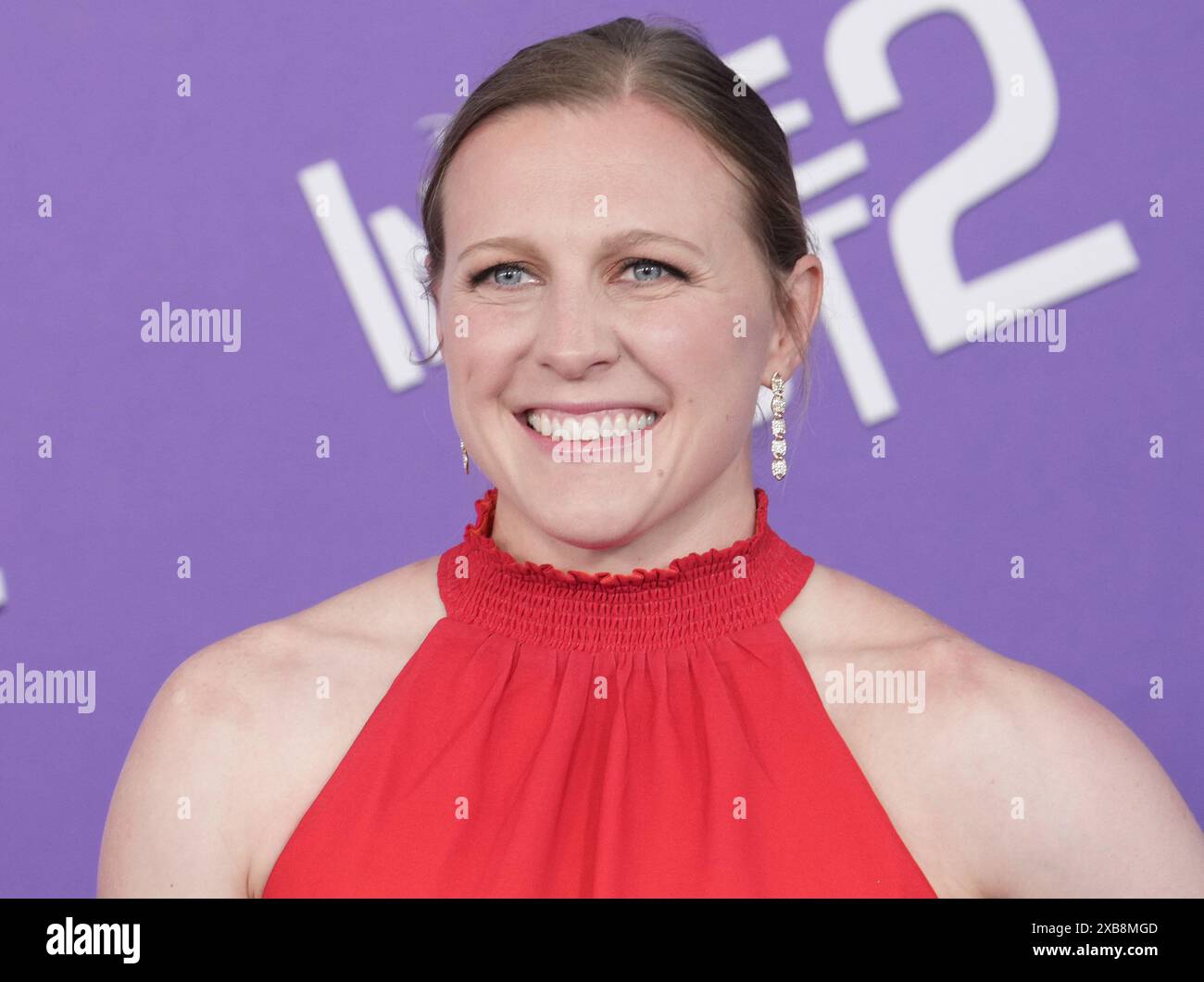 Kendall Coyne Schofield arrives at the Disney And Pixar's INSIDE OUT 2 ...