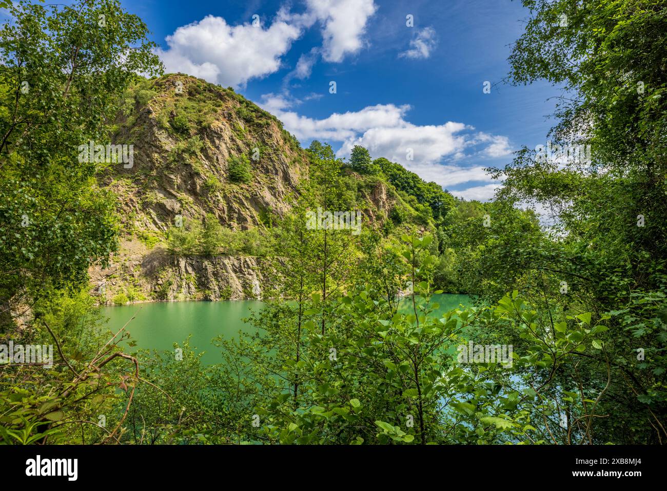 Gullet Quarry in the Malvern Hills, Worcestershire, England Stock Photo ...