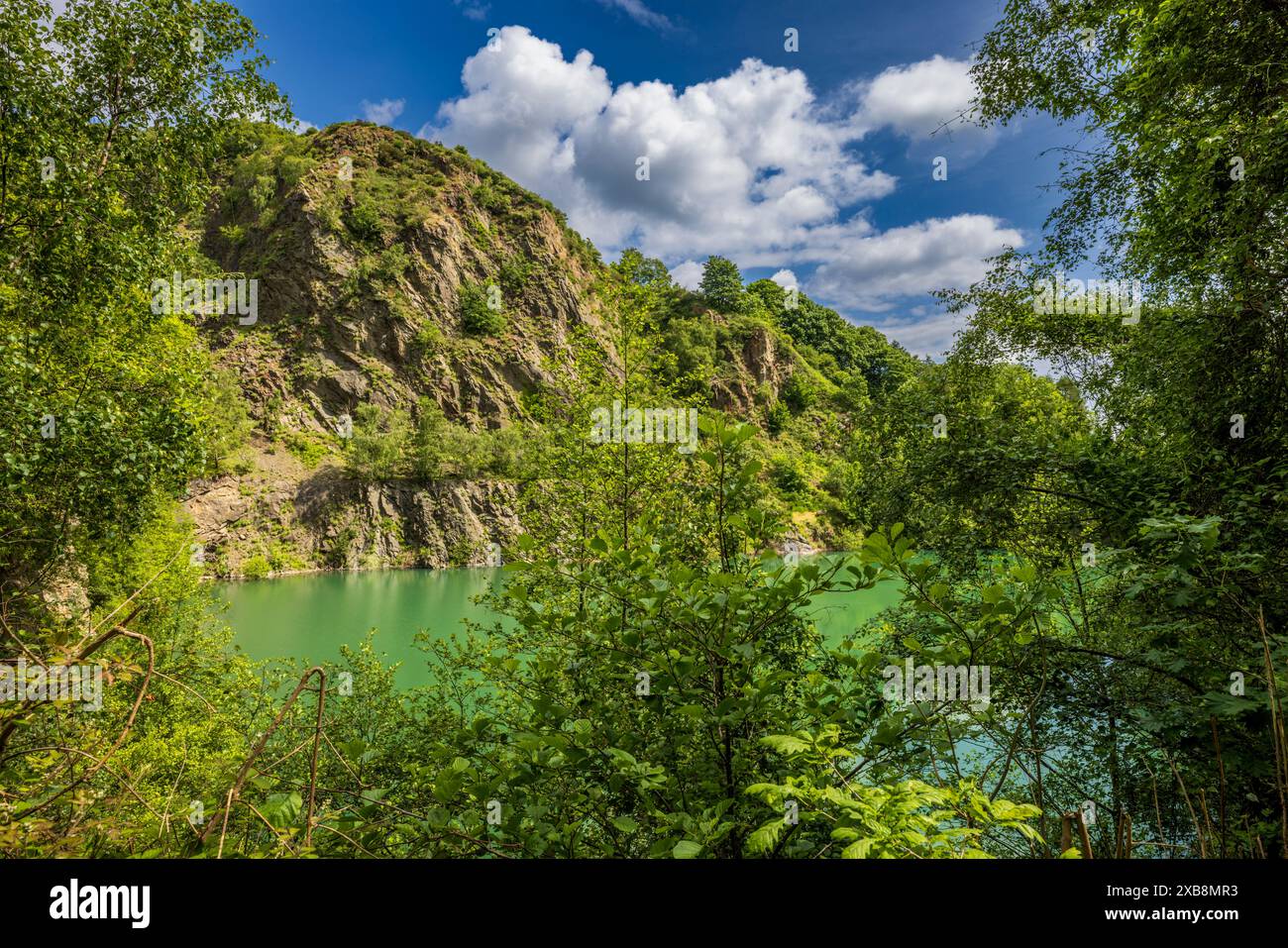 Gullet Quarry in the Malvern Hills, Worcestershire, England Stock Photo ...