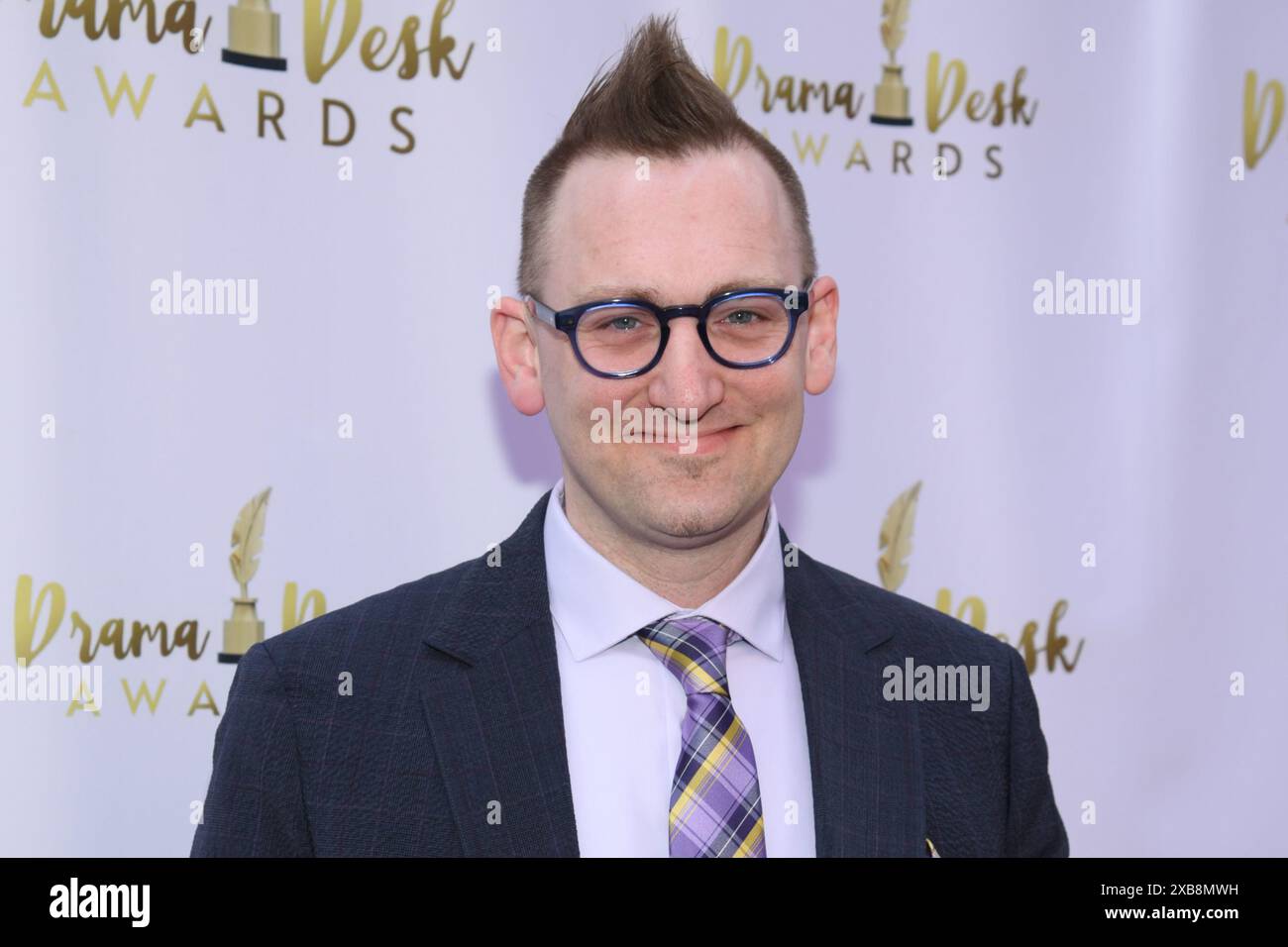 New York, USA. 10th June, 2024. David Valentine attending the 2024 Drama Desk Awards at NYU ...
