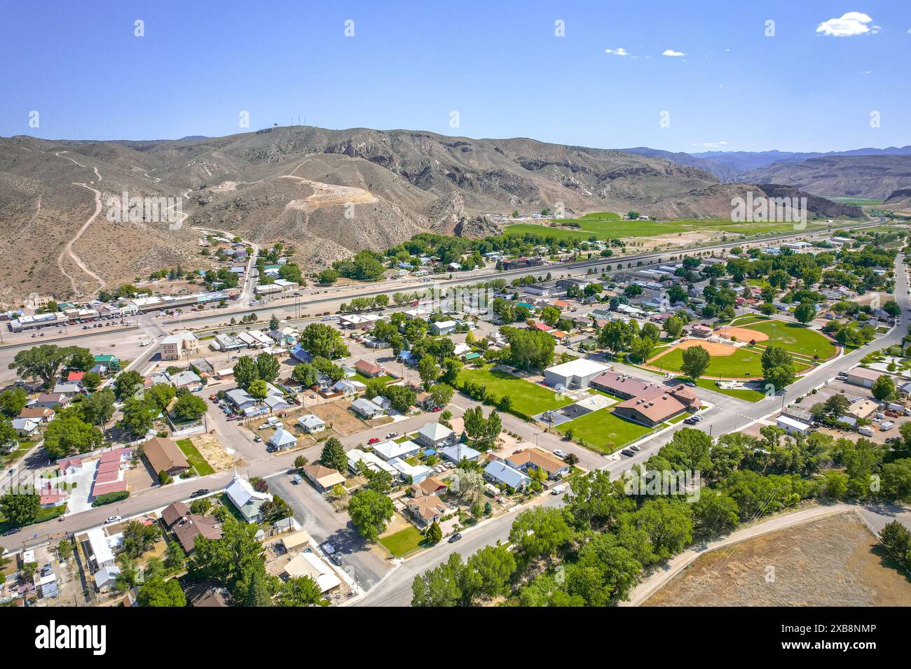Caliente is a rural railroad and mining town in Eastern Nevada amidst ...