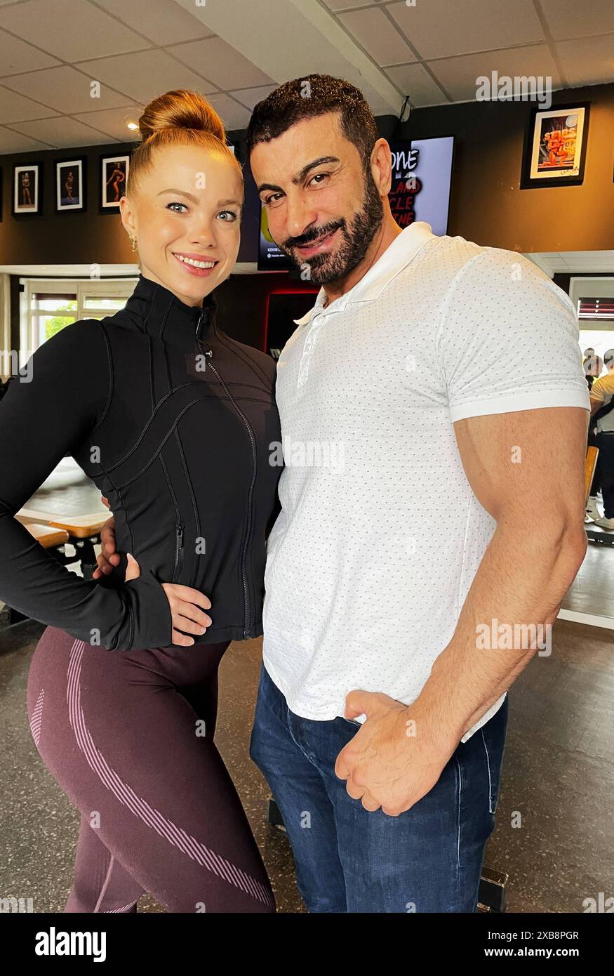 Franziska Lohberger ist ein Wettkampf- und Fitness-Couch mit Murat Demir, Schauspieler und ...