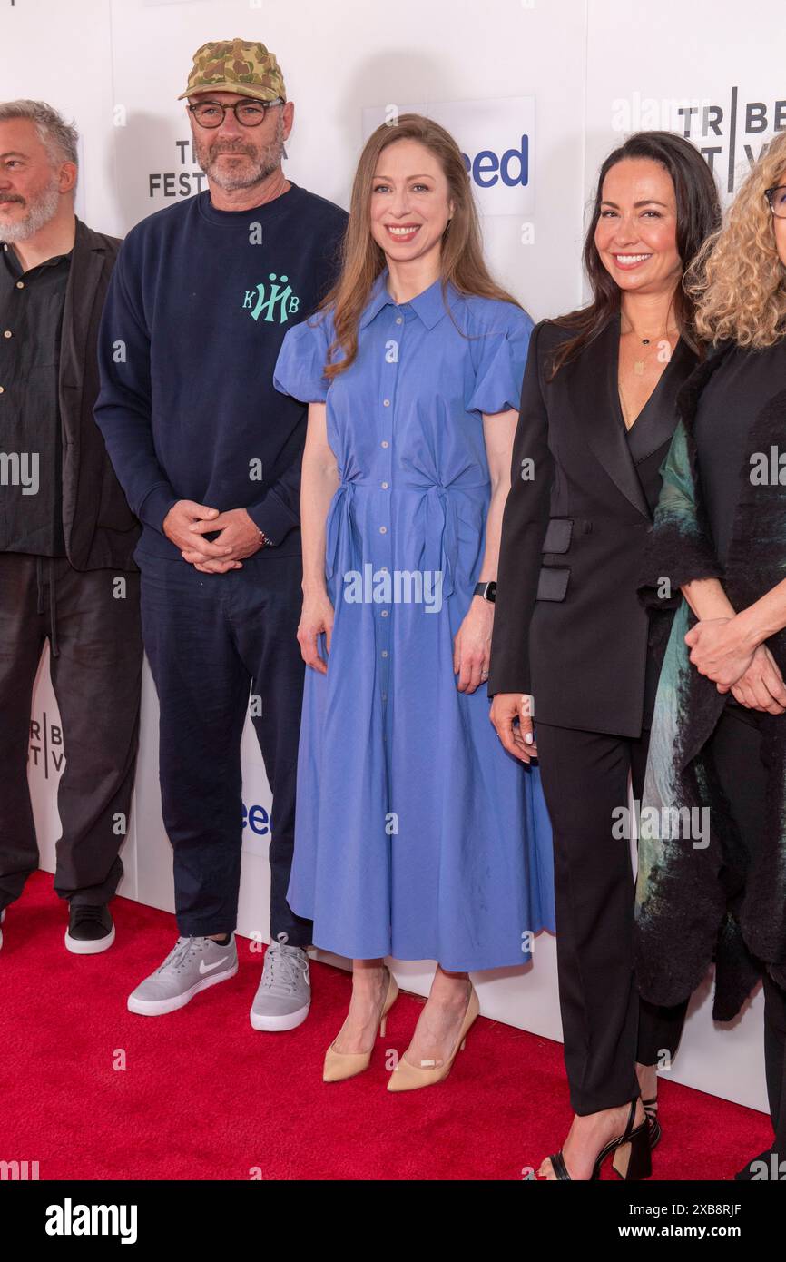 New York, United States. 09th June, 2024. (L-R) Liev Schreiber, Chelsea ...