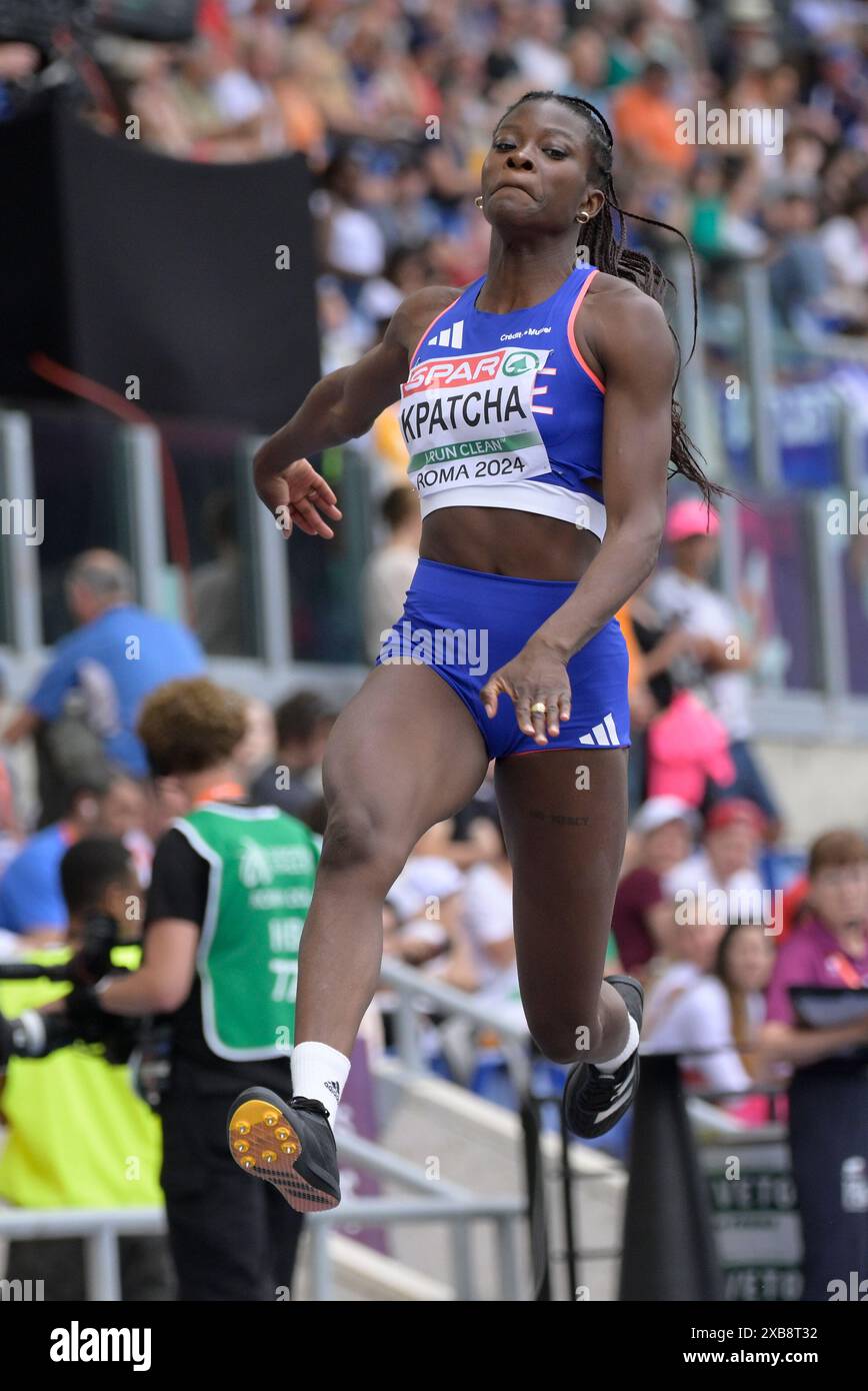 France’s Hilary Kpatcha competes Long Jump Women during the 26th ...