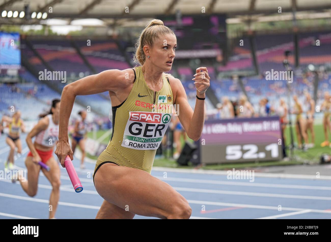 Rome, Italy. 11th June, 2024. Athletics: European Championships ...