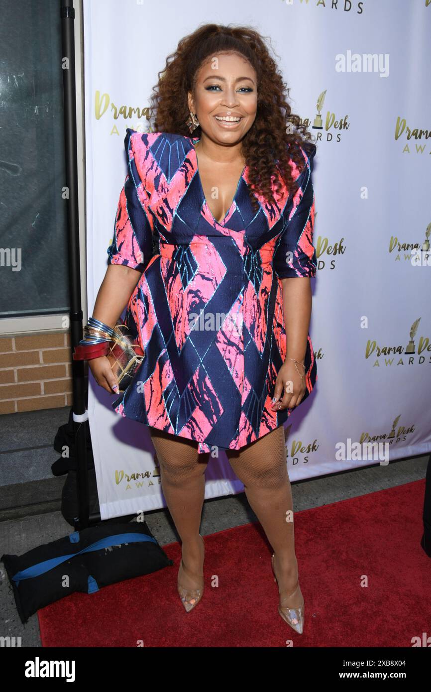 Nikiya Mathis attending the 2024 Drama Desk Awards at NYU Skirball ...