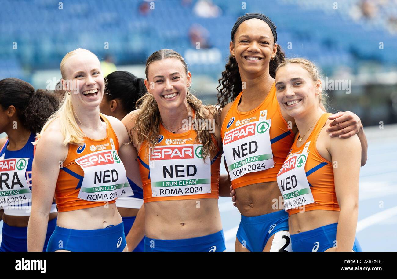 ROME - Marije van Hunenstein, Nadine Visser, Tasa Jiya and Minke ...