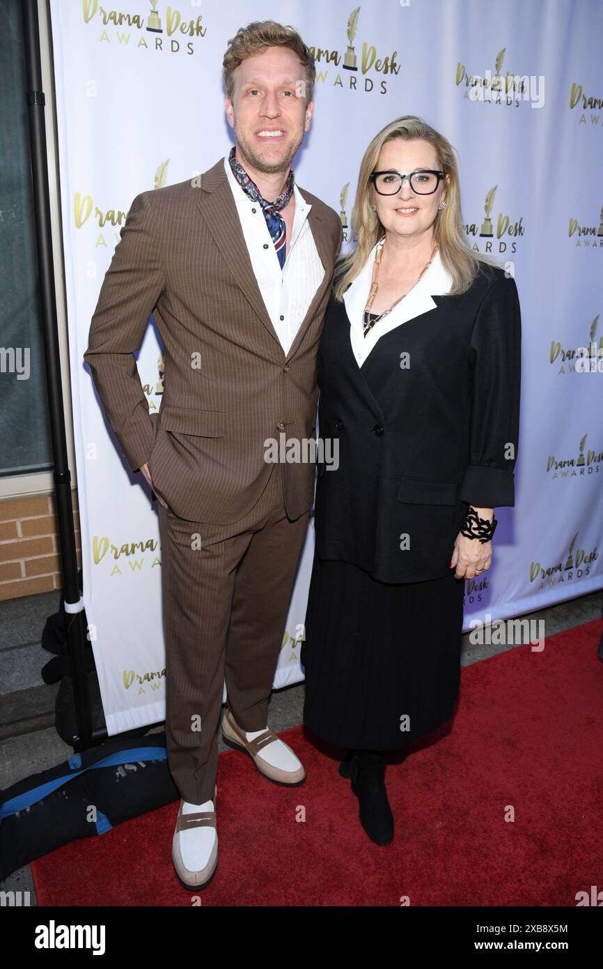 Jesse Robb and Shana Carroll attending the 2024 Drama Desk Awards at ...