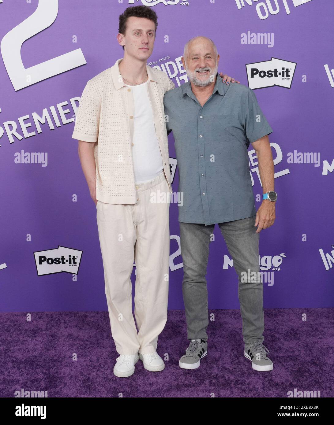 (L-R) Aidan Disney and Roy Patrick Disney at the Disney And Pixar's ...