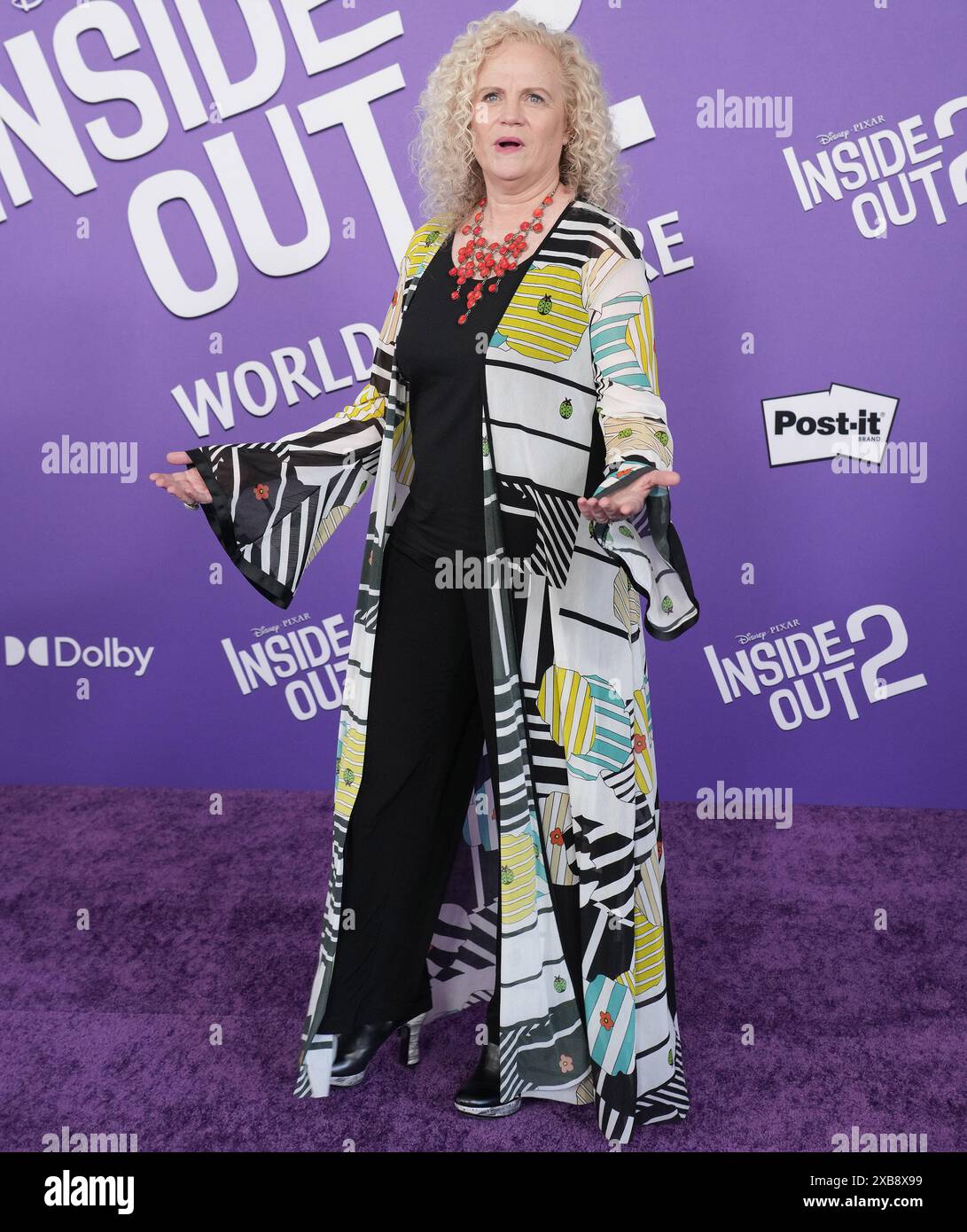 Meg LeFauve arrives at the Disney And Pixar's INSIDE OUT 2 World ...