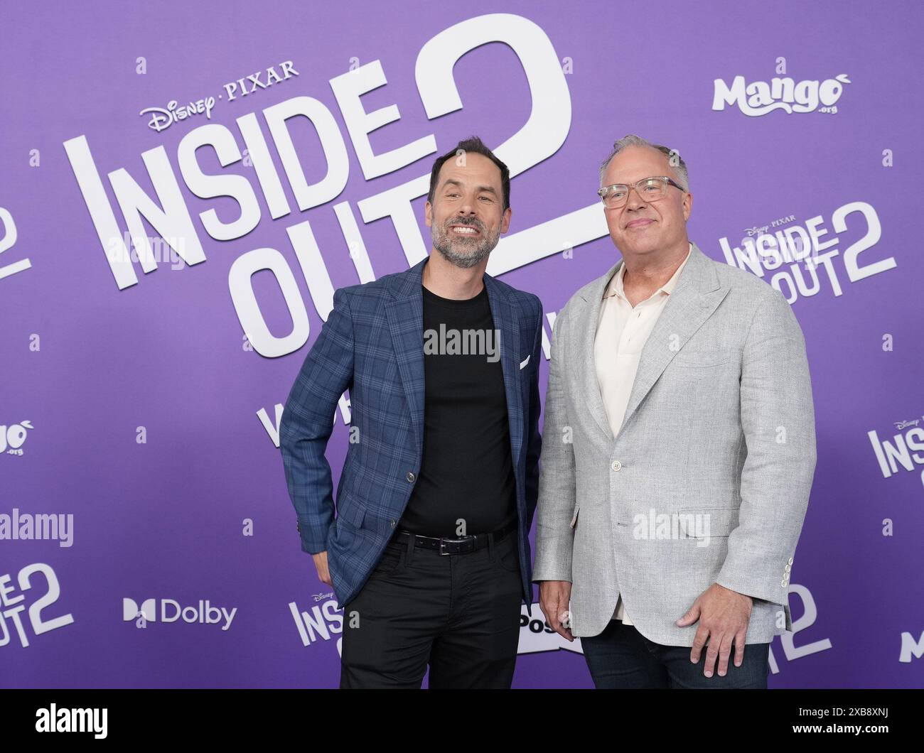 L R Kelsey Mann And Mark Nielsen At The Disney And Pixars Inside Out 2 World Premiere Held At