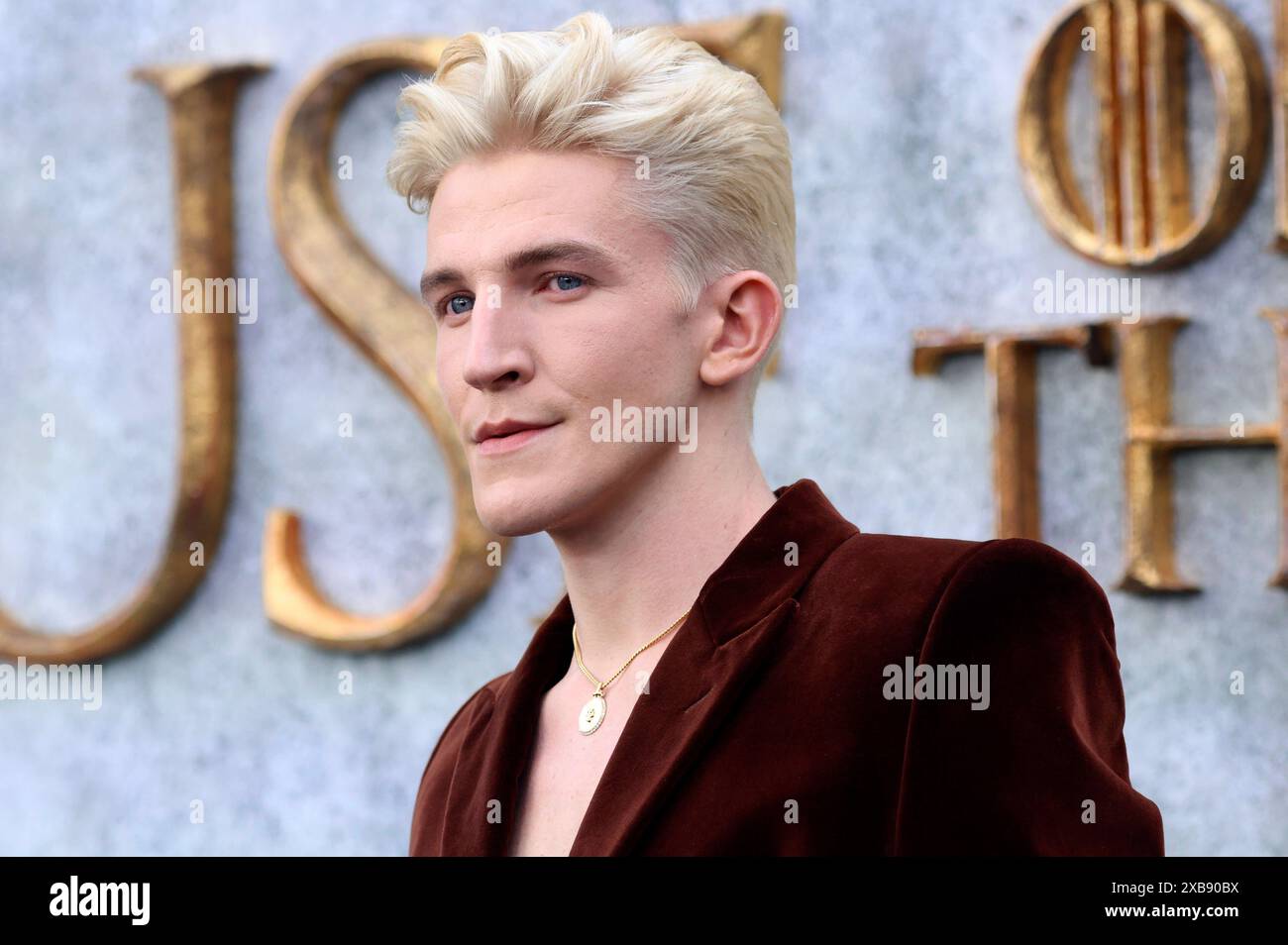 Ewan Mitchell bei der Premiere der 2. Staffel der Sky Now Serie House ...