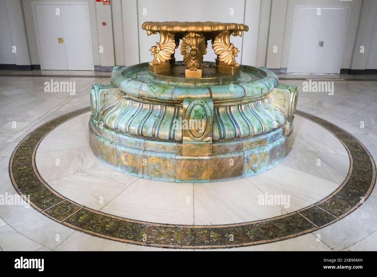 Madrid, Spain- April 8, 2024: Architectural details of Circulo de ...