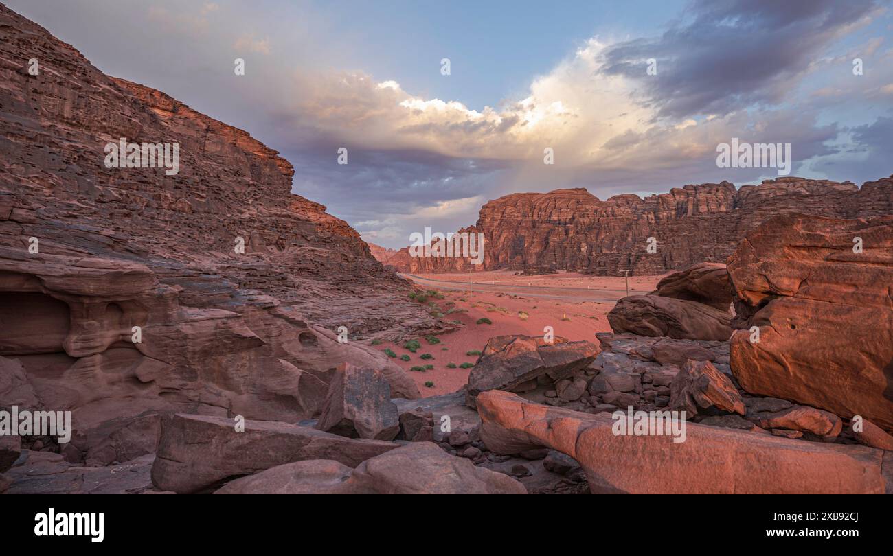 Large boulders desert landscape in hi-res stock photography and images ...