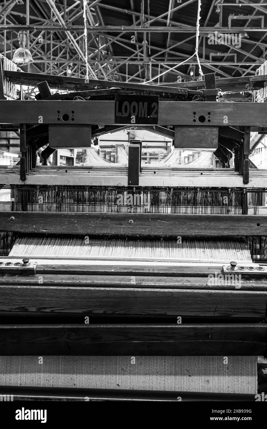 Industrial machinery production Black and White Stock Photos & Images ...