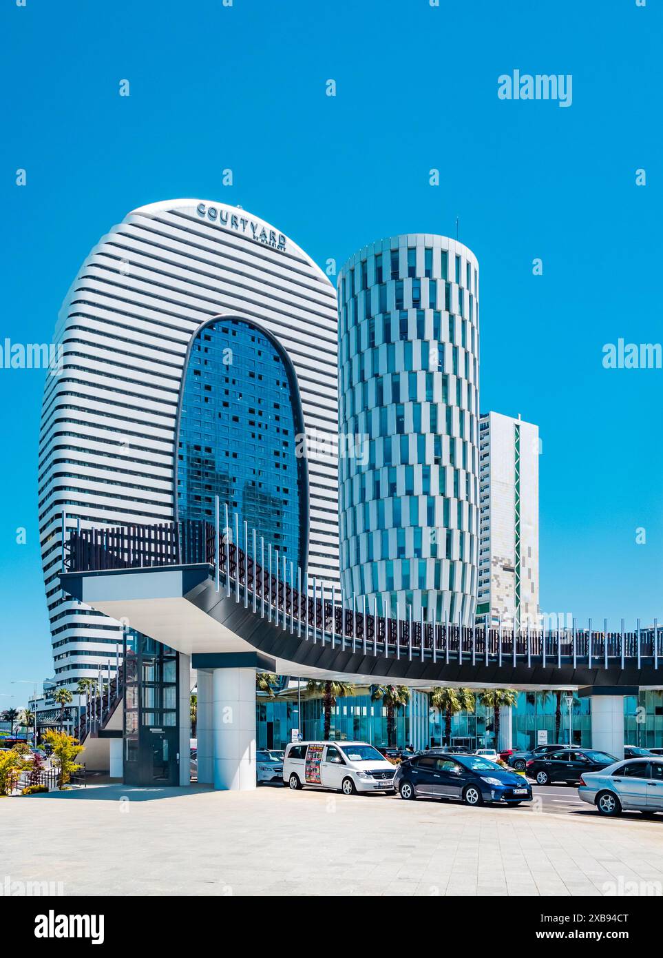 New pedestrian bridge on heroes hi-res stock photography and images - Alamy