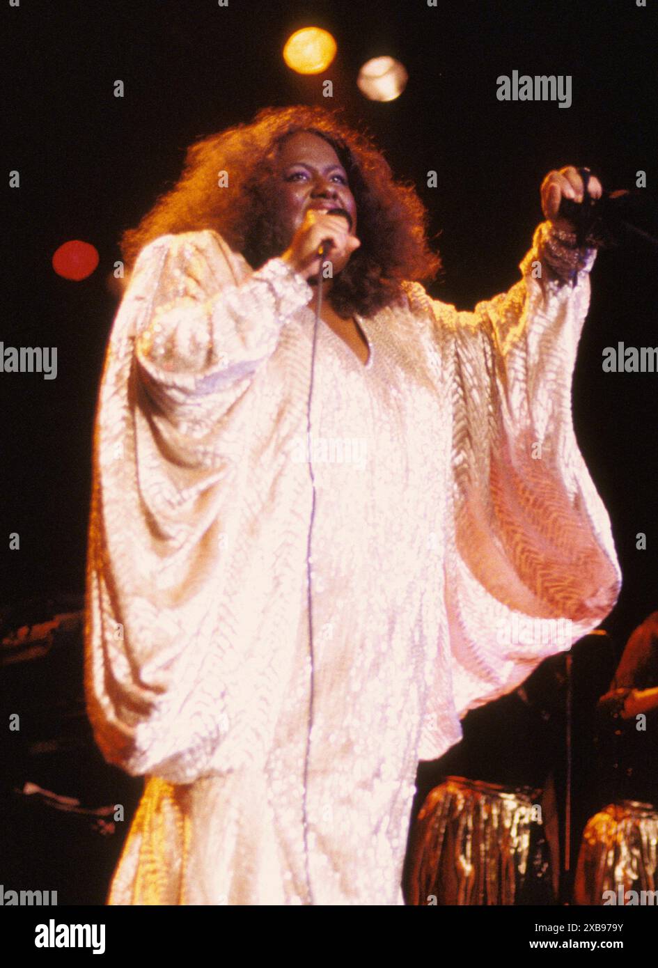 JENNIFER HOLLIDAY American singer at stage during concert in Stockholm ...