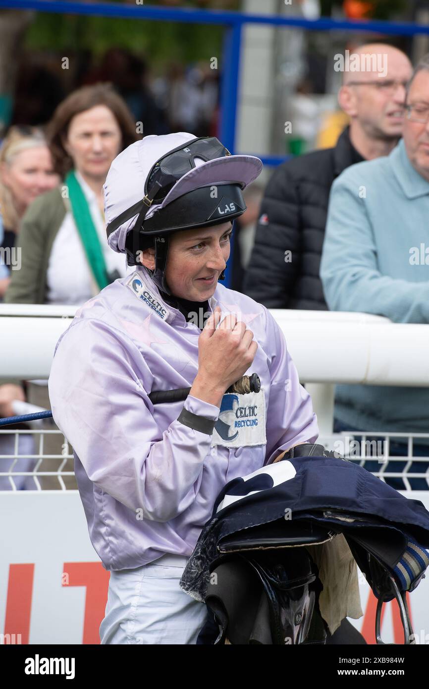 Horse On Edge (No 2) ridden by jockey Gina Mangan wins the Heat Your ...