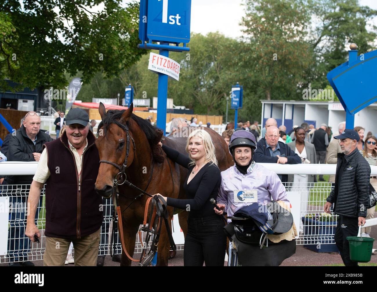 Horse On Edge (No 2) ridden by jockey Gina Mangan wins the Heat Your ...