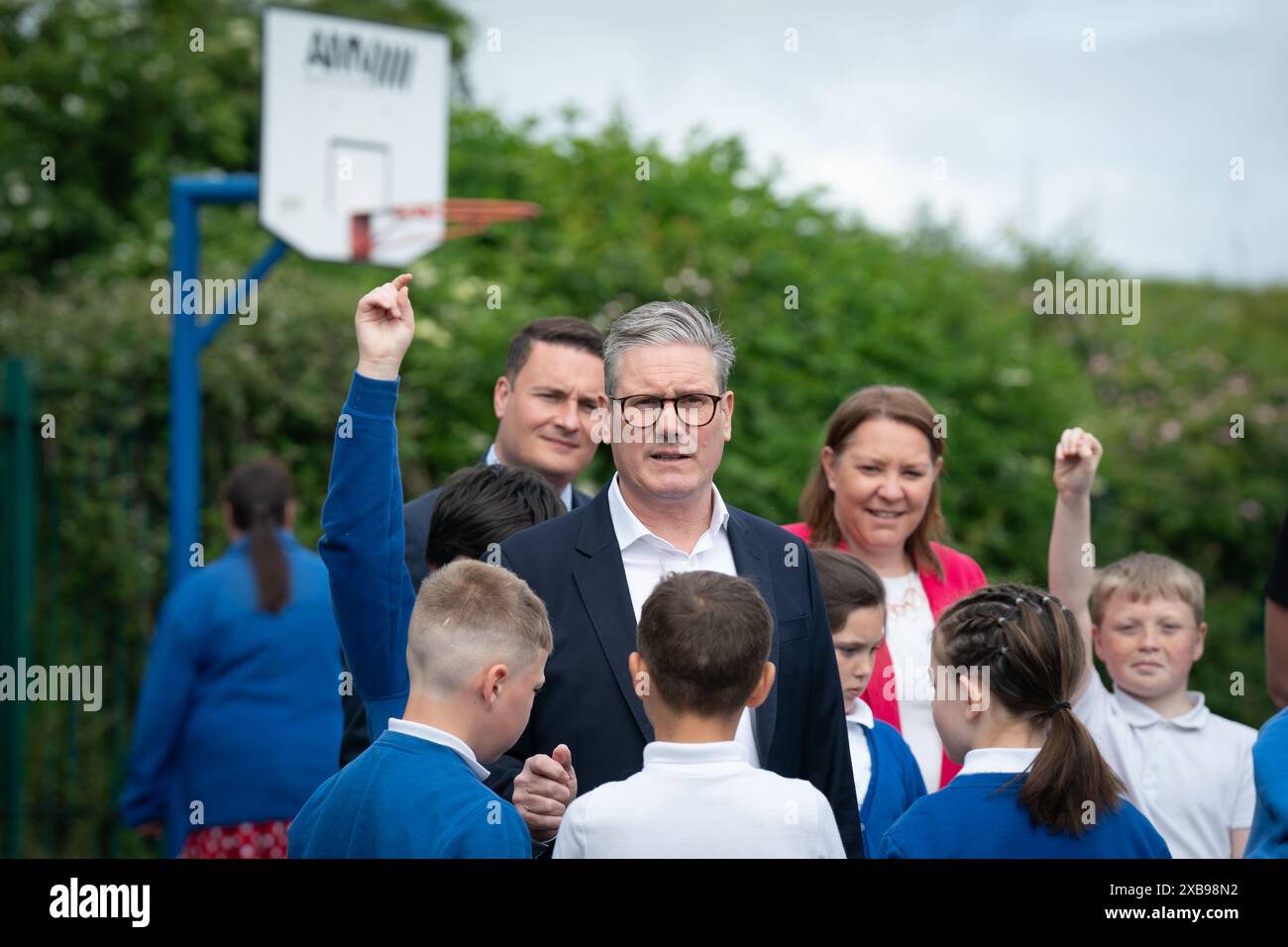Labour Party leader Sir Keir Starmer and shadow health secretary Wes ...