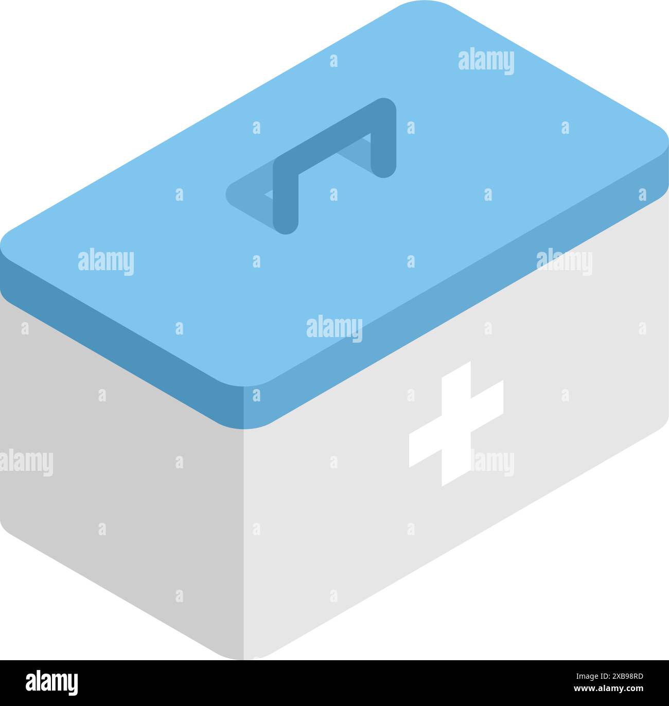 Isometric illustration of a first aid kit, Vector Illustration Stock ...