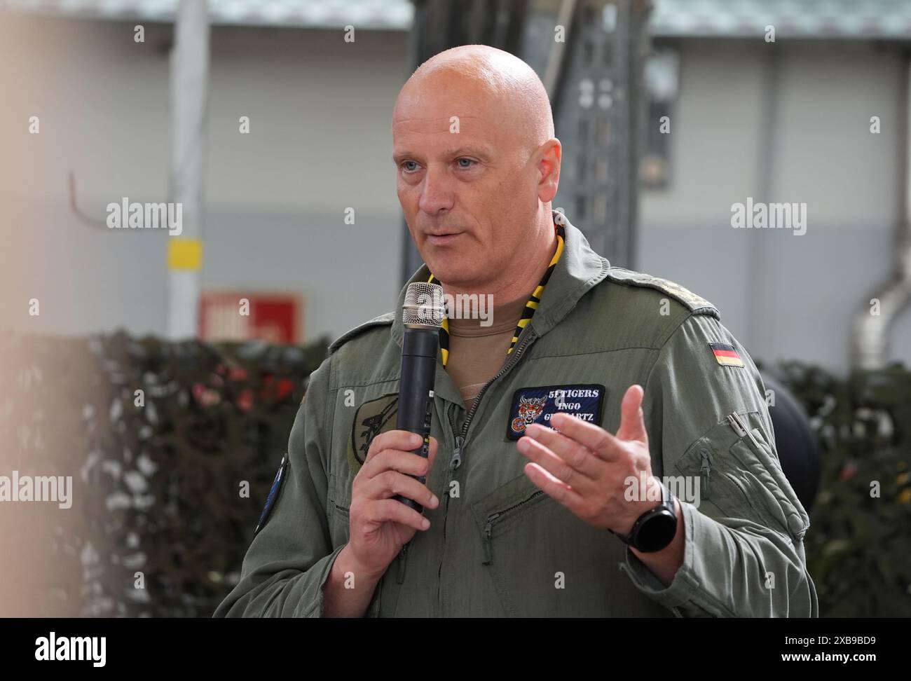 Jagel, Germany. 11th June, 2024. Lieutenant General Ingo Gerhartz ...
