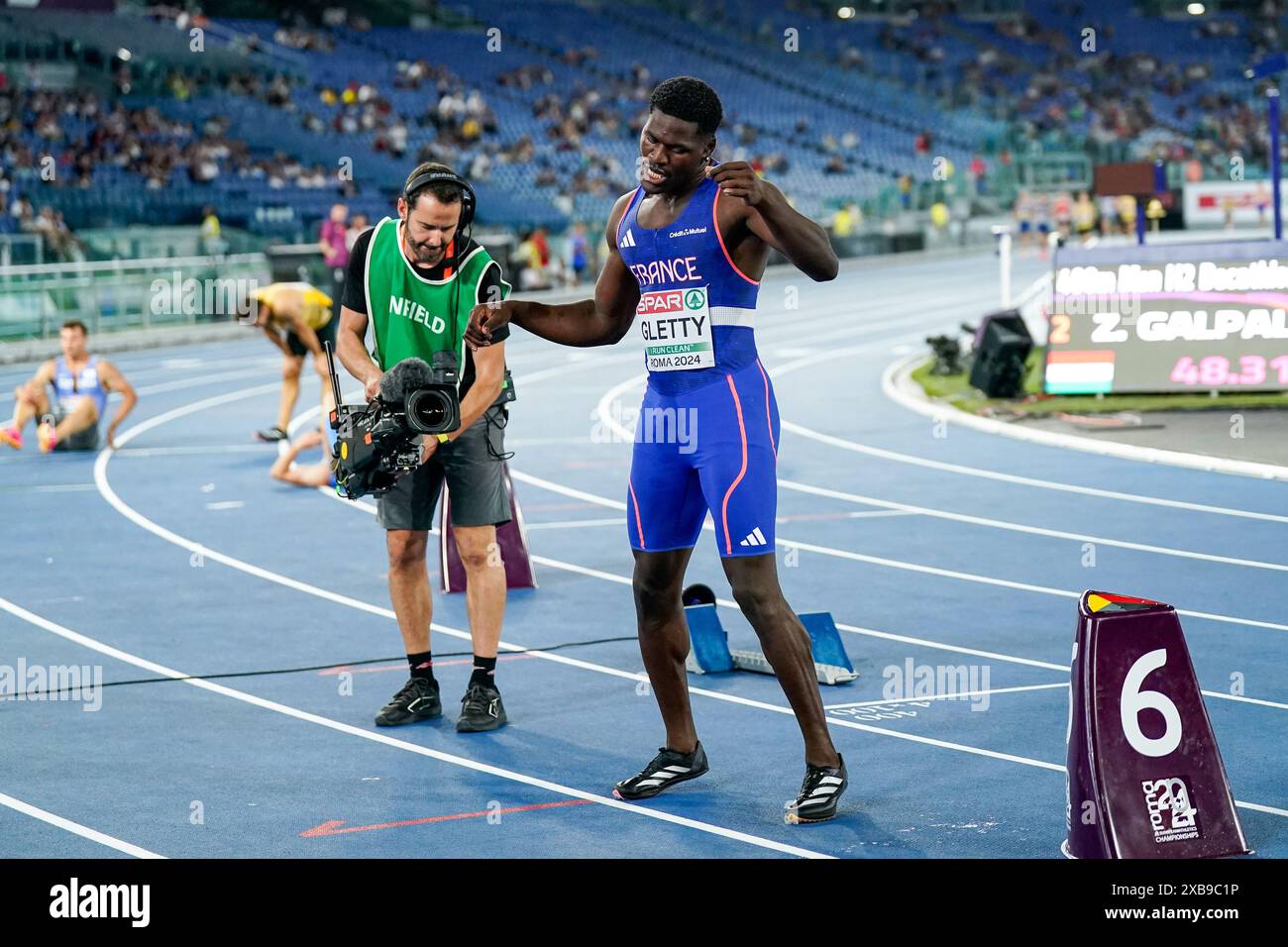 Rome, Italy. 10th June, 2024. Rome, Italy, June 10th 2024: Makenson ...