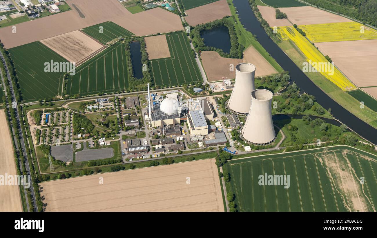 This German nuclear power plant, Kernkraftwerk Grohnde, is also being ...