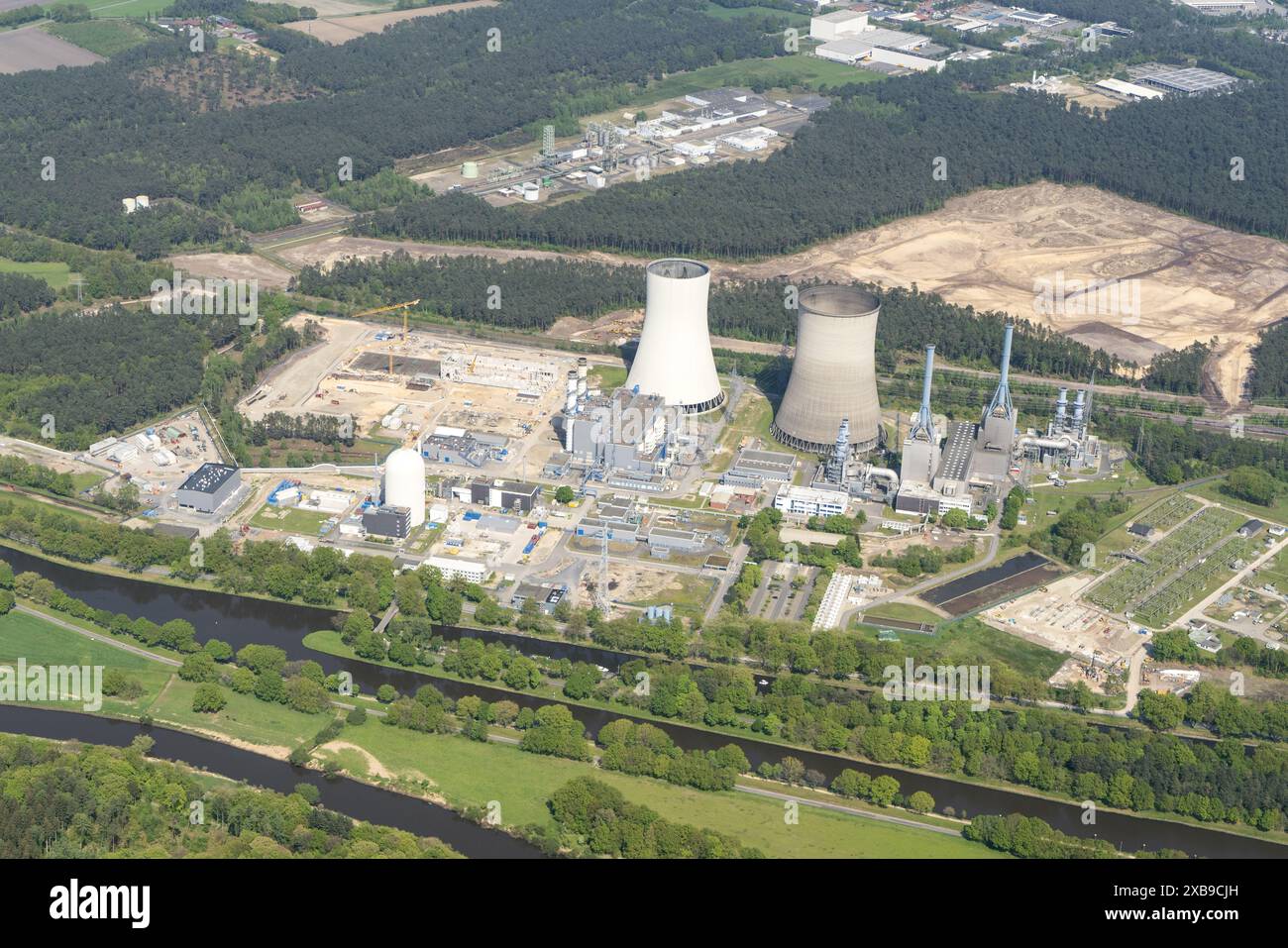 Power plant kernkraftwerk lingen hi-res stock photography and images ...