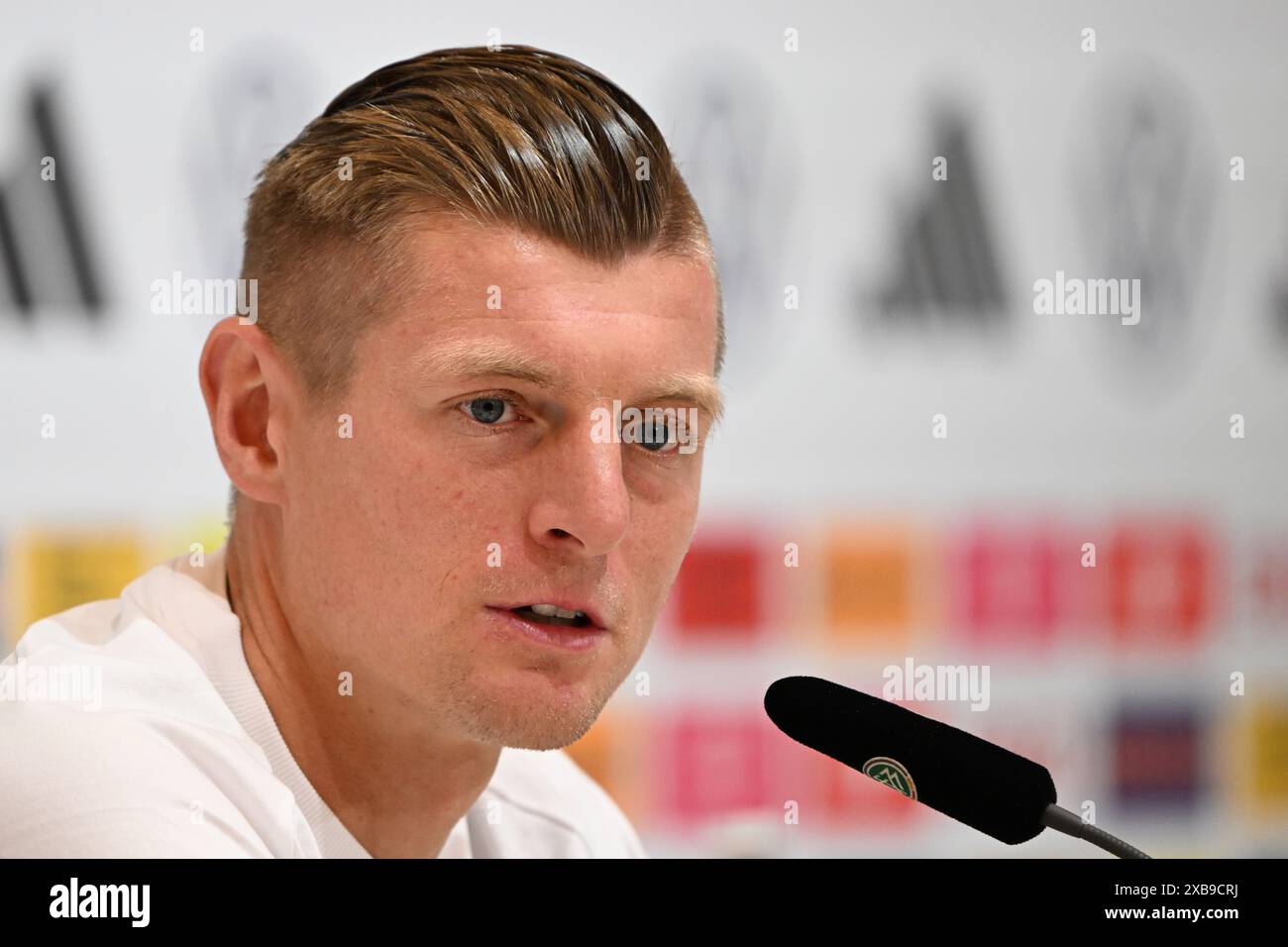 Herzogenaurach, Germany. 11th June, 2024. Soccer, preparation for UEFA Euro 2024, PK Germany ...