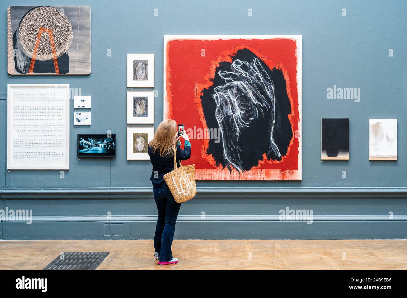 London, UK. 11th June, 2024. The First Hand by Basil Beattie, £36,000 ...