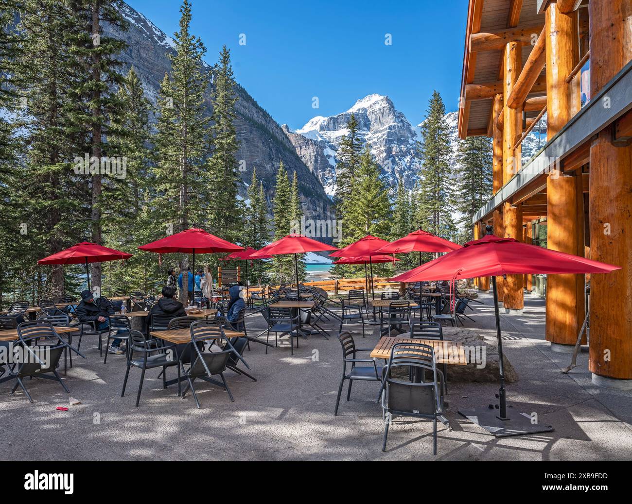 Banff National Park, Alberta, Canada – June 07, 2024: People on a ...