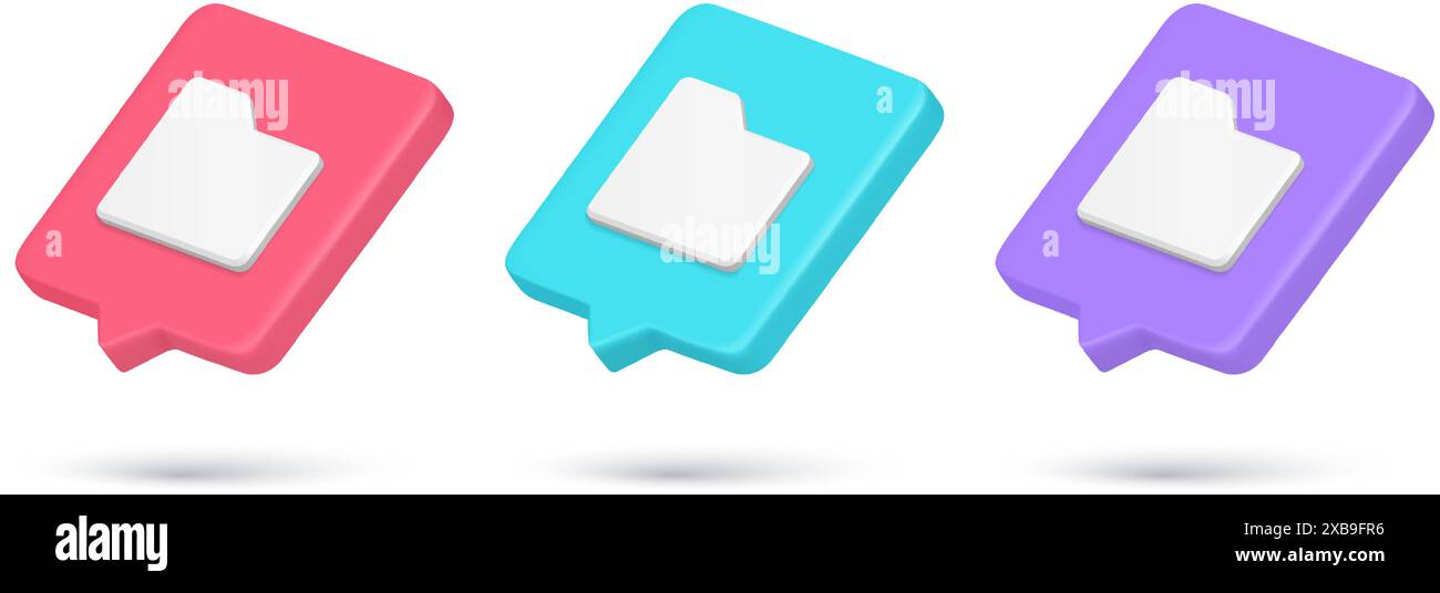 Realistic 3d icon folder cyberspace archive information storage quick ...