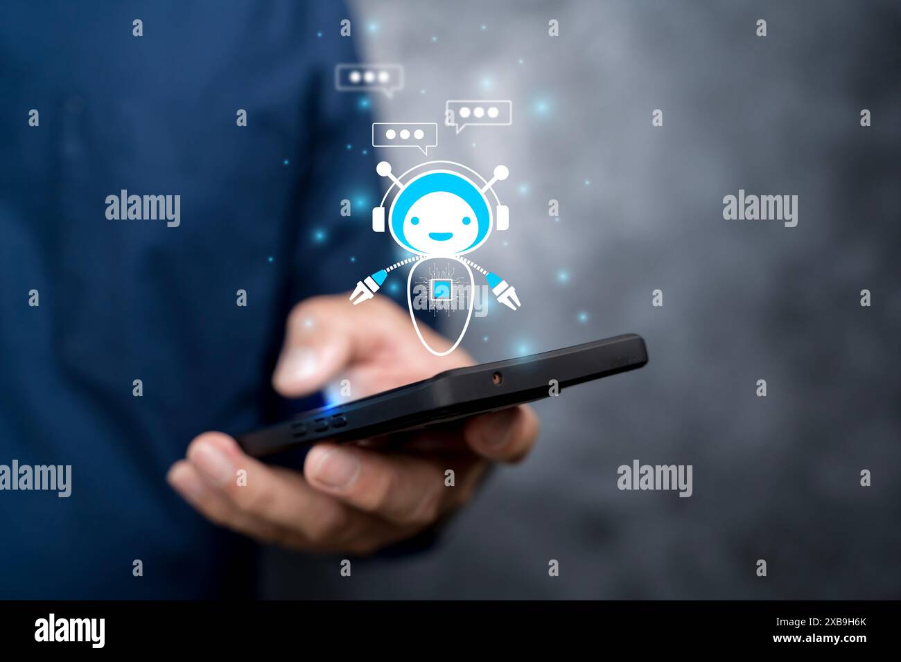 Digital chatbot, internet bot application, conversation assistant, AI ... Digital chatbot, internet bot application, conversation assistant, AI ...