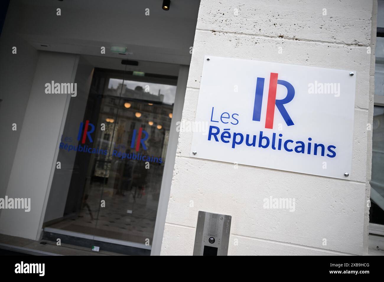 Paris, France. 11th June, 2024. Exclusive - LR Les Republicains ...