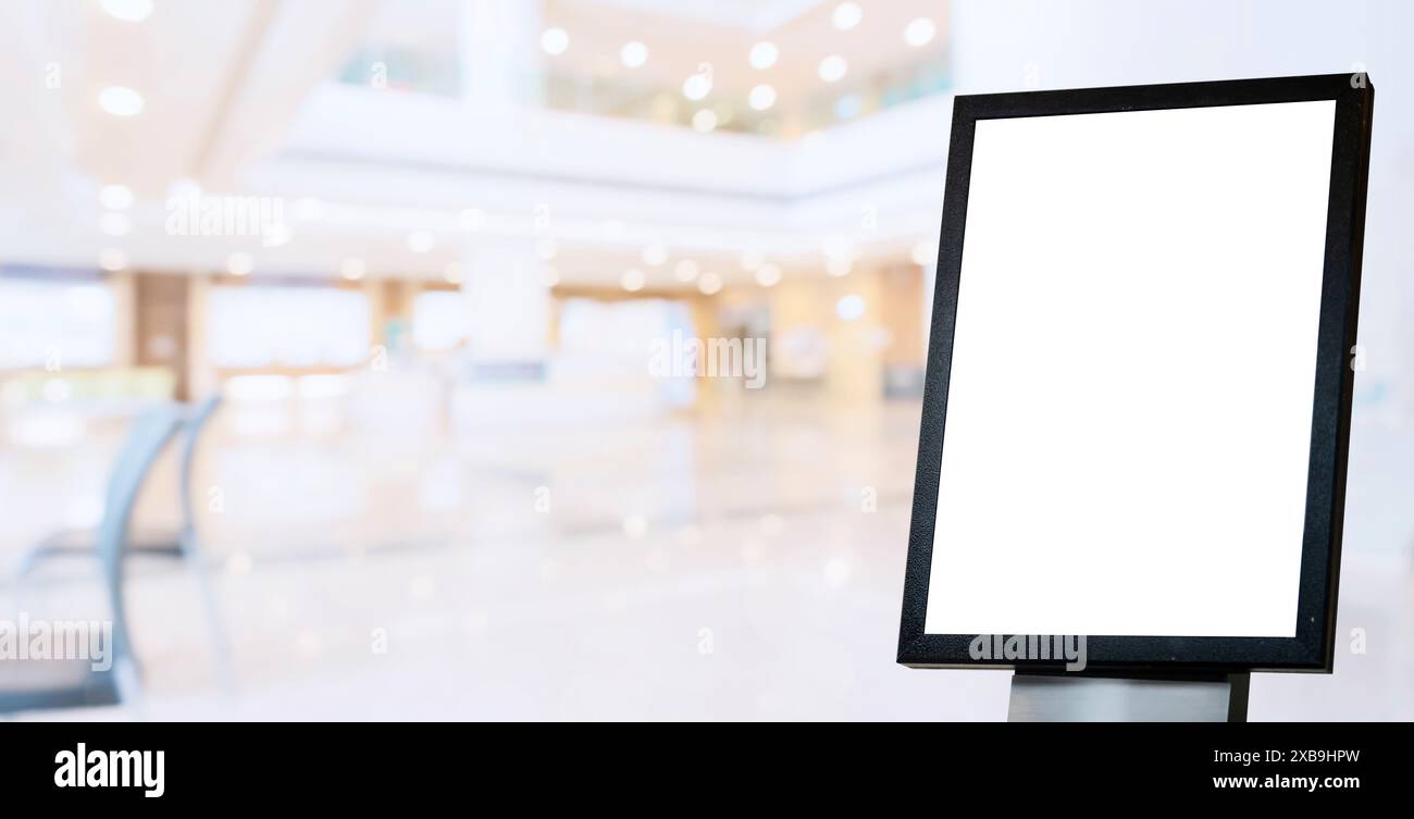Marketing and advertising concept. Mock up blank advertising billboard ...