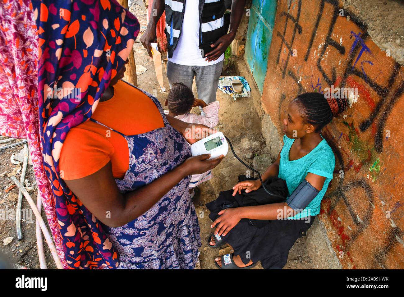 A community health volunteer (CHVs) from Plan International Kenya ...