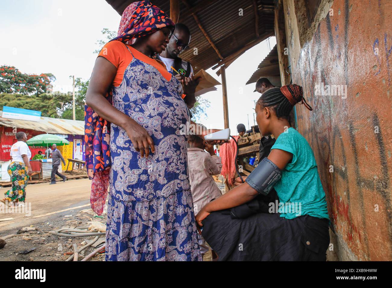 A community health volunteer (CHVs) from Plan International Kenya ...