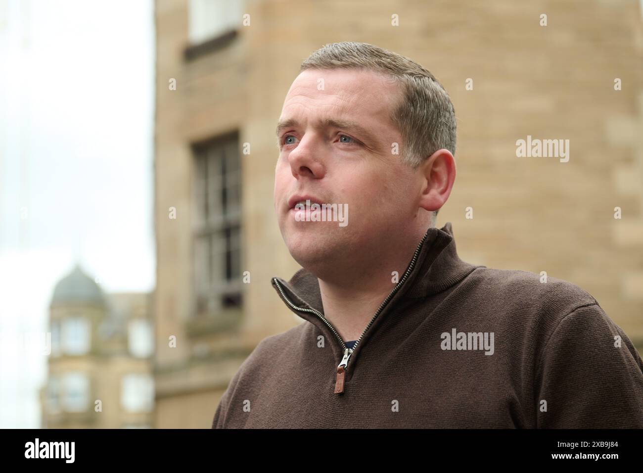 Edinburgh Scotland, UK 11 June 2024. Scottish Conservative leader ...