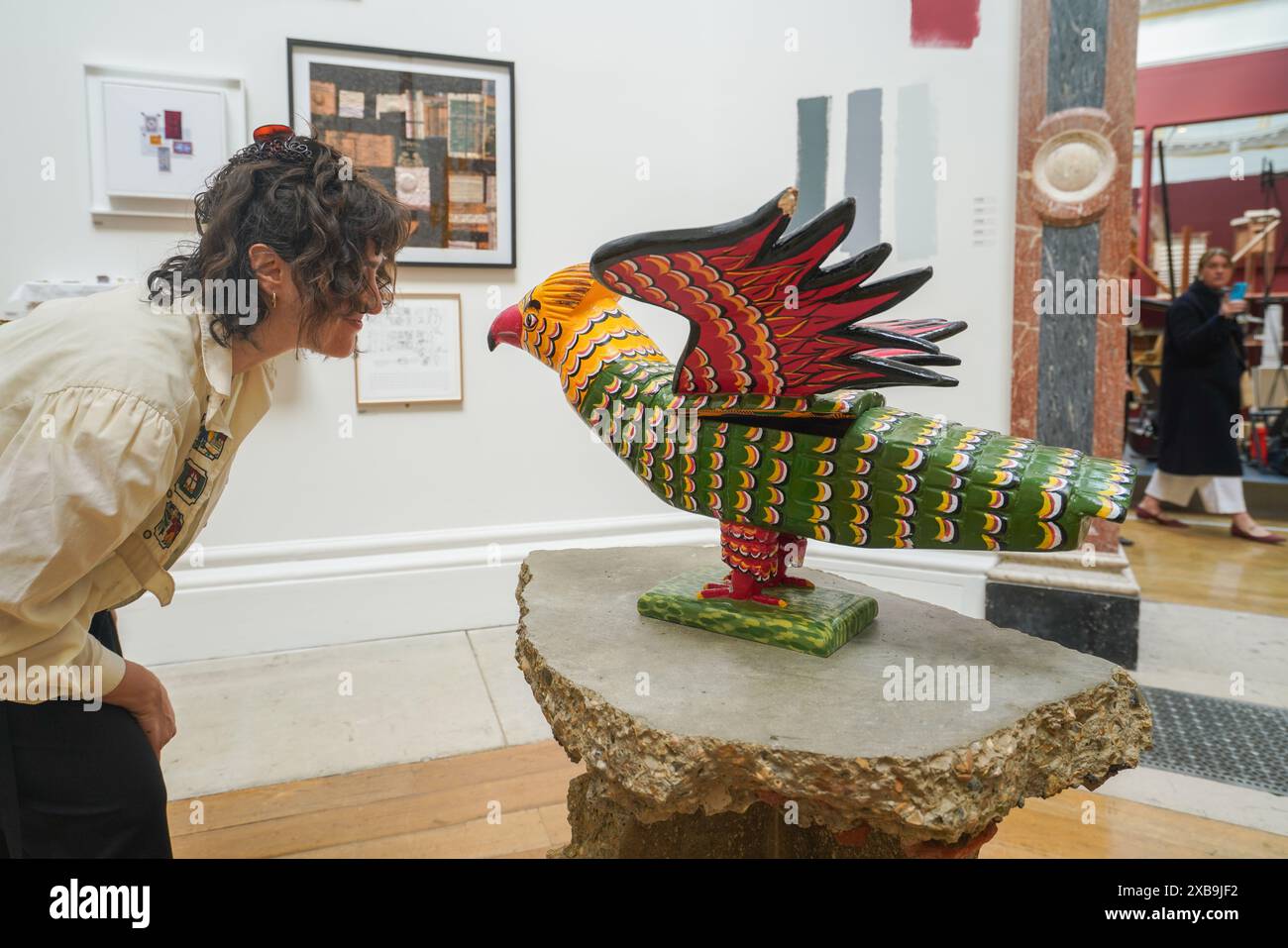 London, UK. 11 June 2024. Elsie Owusu RA. AFRICAN PHOENIX :COFFIN FOR ...
