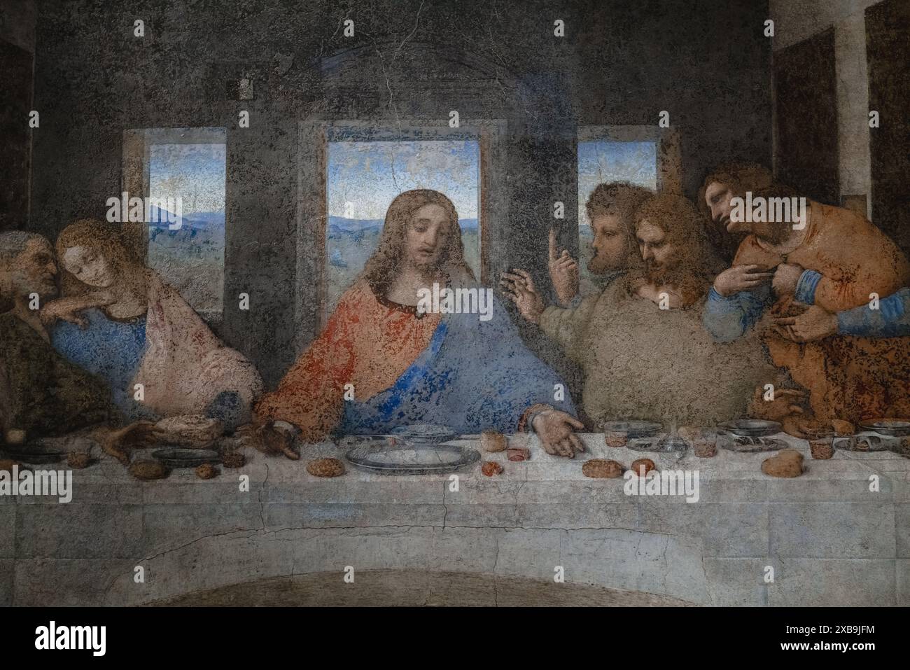 Perspective last supper da vinci hi-res stock photography and images ...