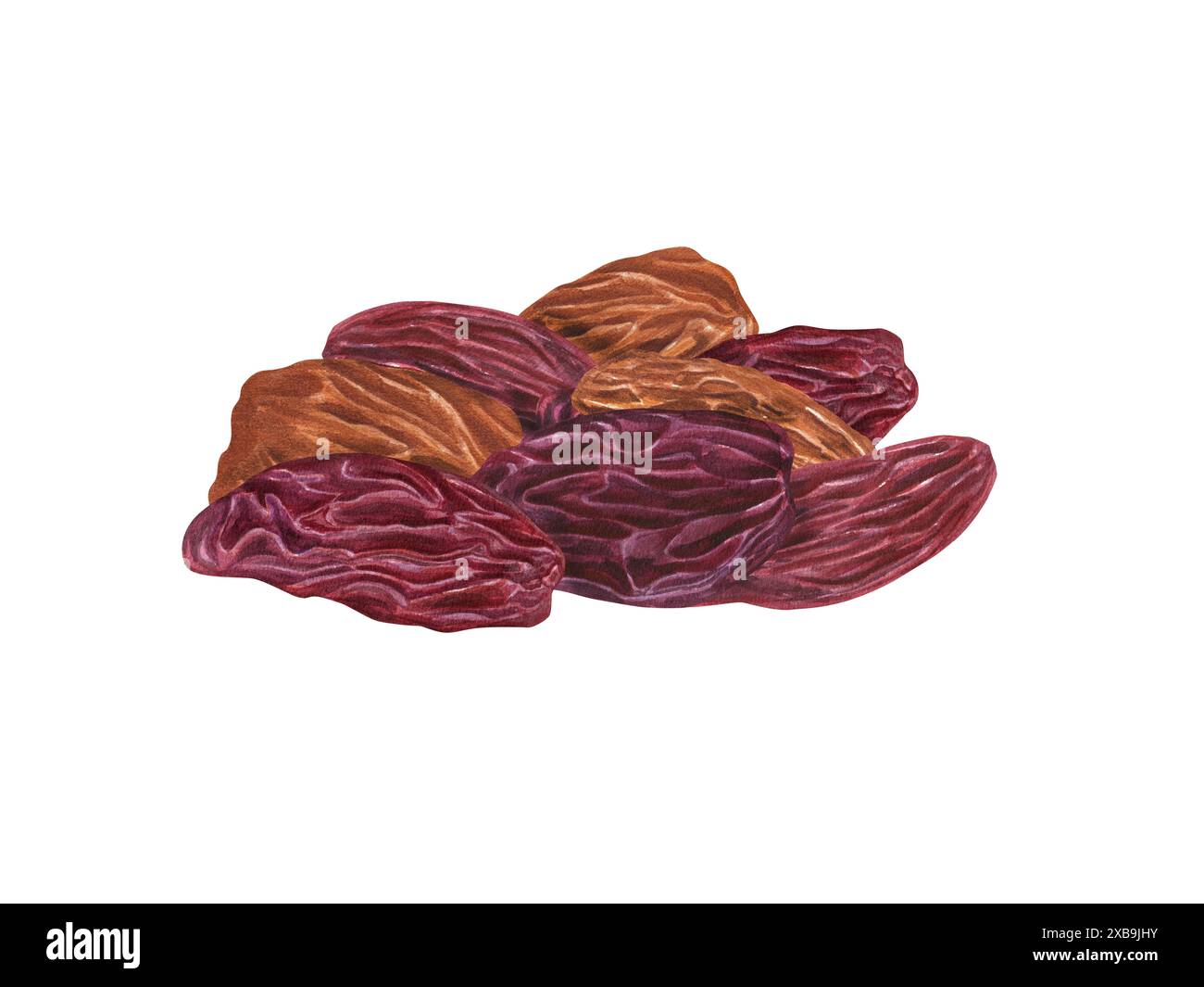 Golden and Red Raisin Pile. Raw organic dried grapes. Sweet mix raisins ...