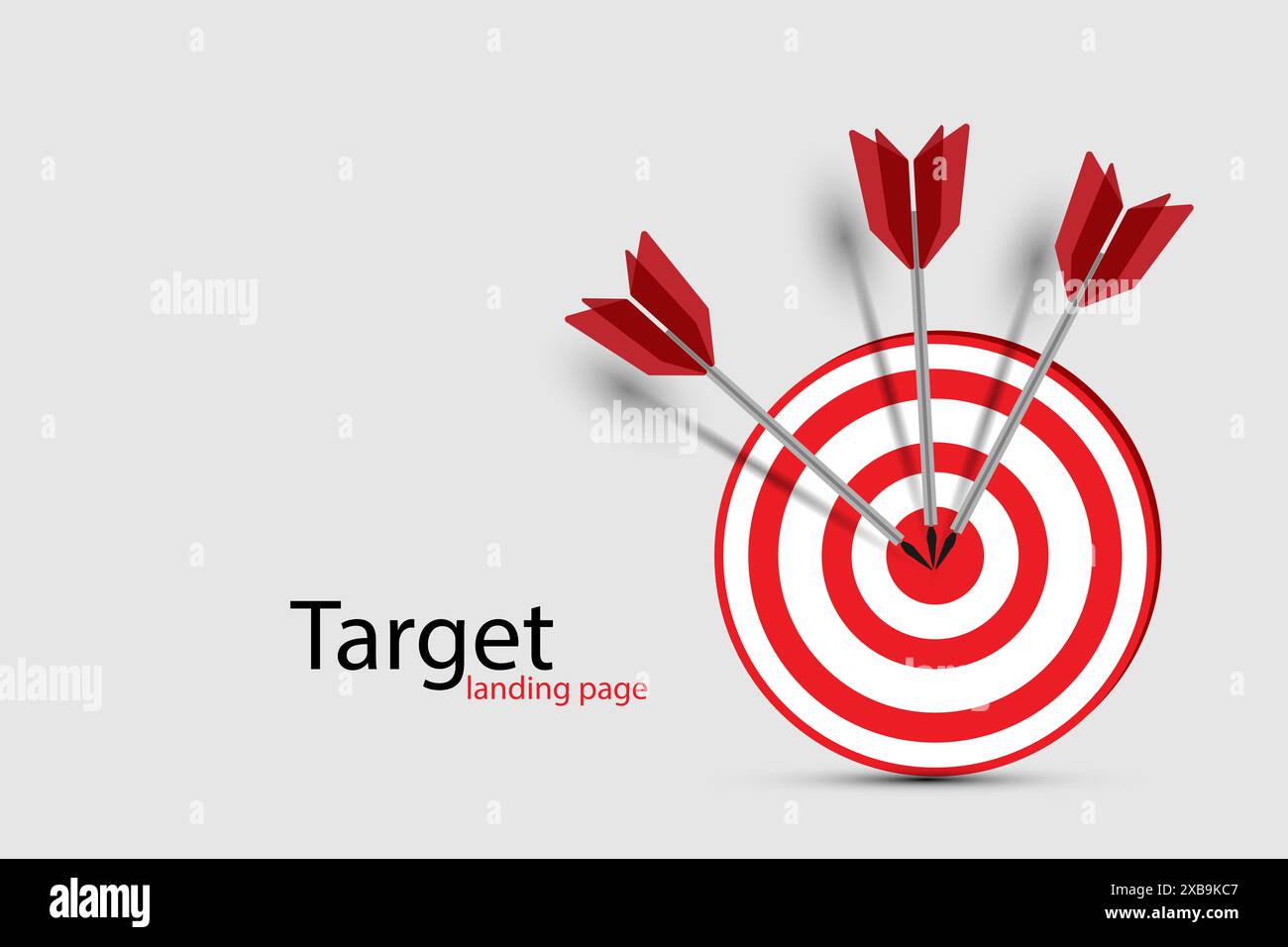 Target Icon on Transparent Background. Target landing page, banner ...
