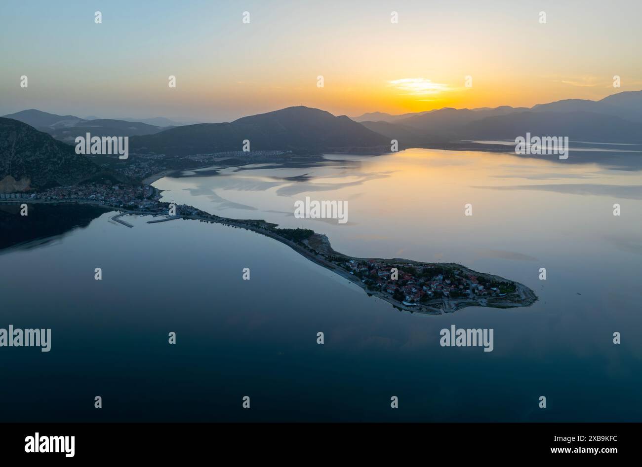 Lake Egirdir of Turkey is situated in the Isparta province. It is also ...