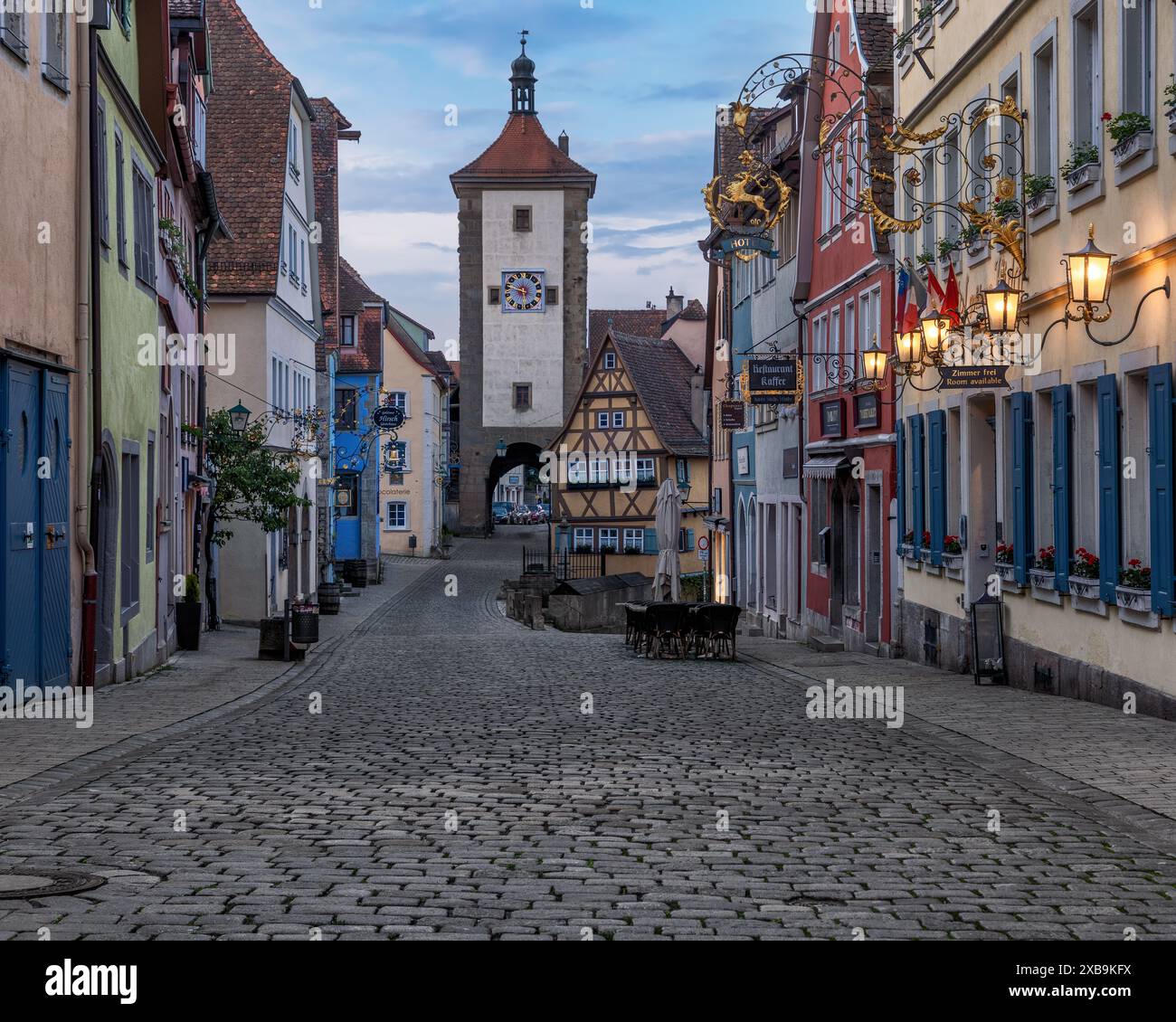 The magical old town in Rothenburg ob der Tauber and its beautiful ...