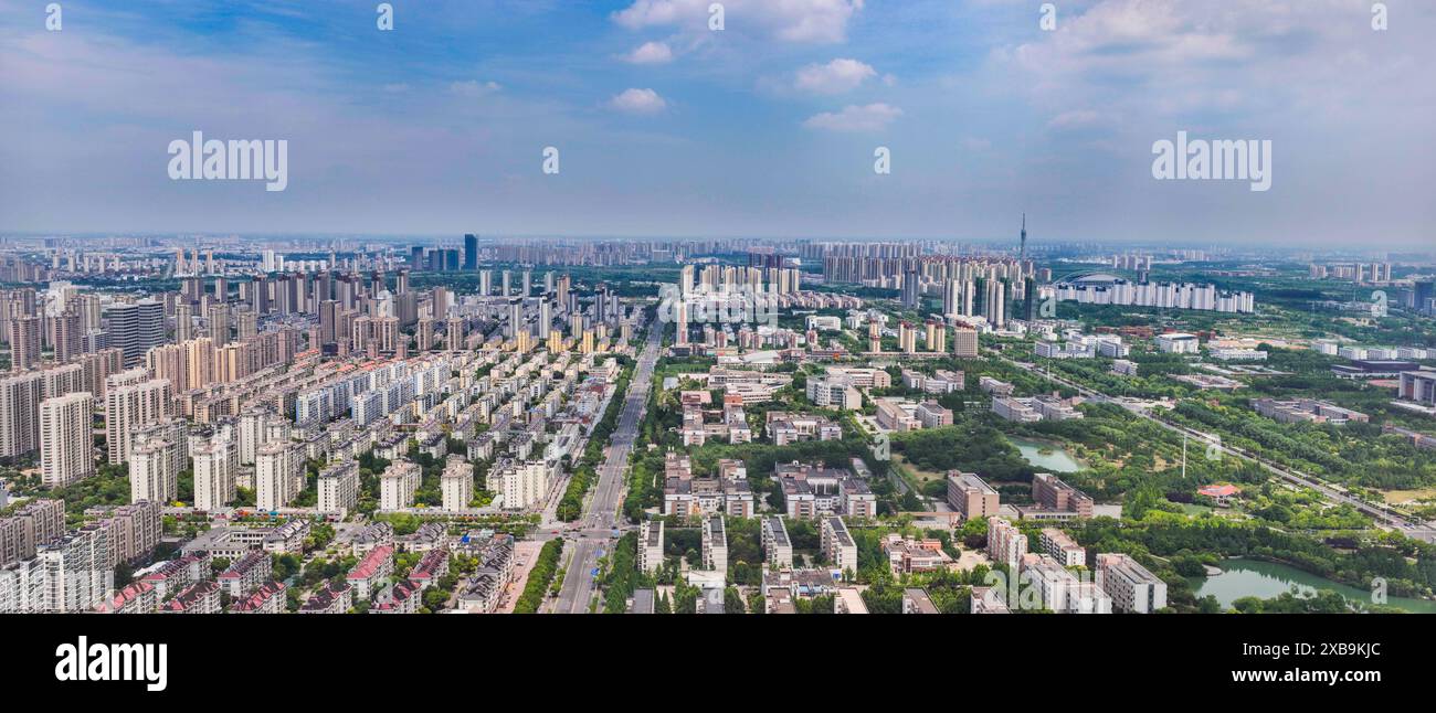 HUAI'AN, CHINA - JUNE 11, 2024 - Aerial photo taken on June 11, 2024 ...