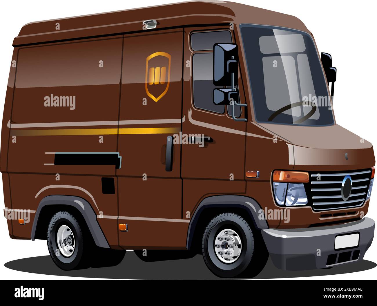 Cartoon commercial delivery van. Available EPS-10 vector format with ... Cartoon commercial delivery van. Available EPS-10 vector format with ...